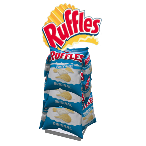 Second Life Marketplace - Ruffles Bag Giver Counter Display Second Life Marketplace - Ruffles Bag Giver Counter Display
